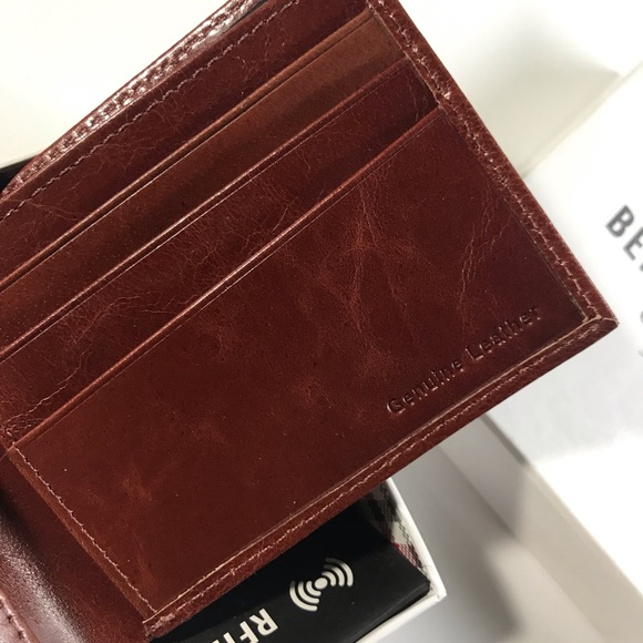 Ben Sherman | Bags | Ben Sherman Cognac Bifold Leather Wallet | Poshmark
